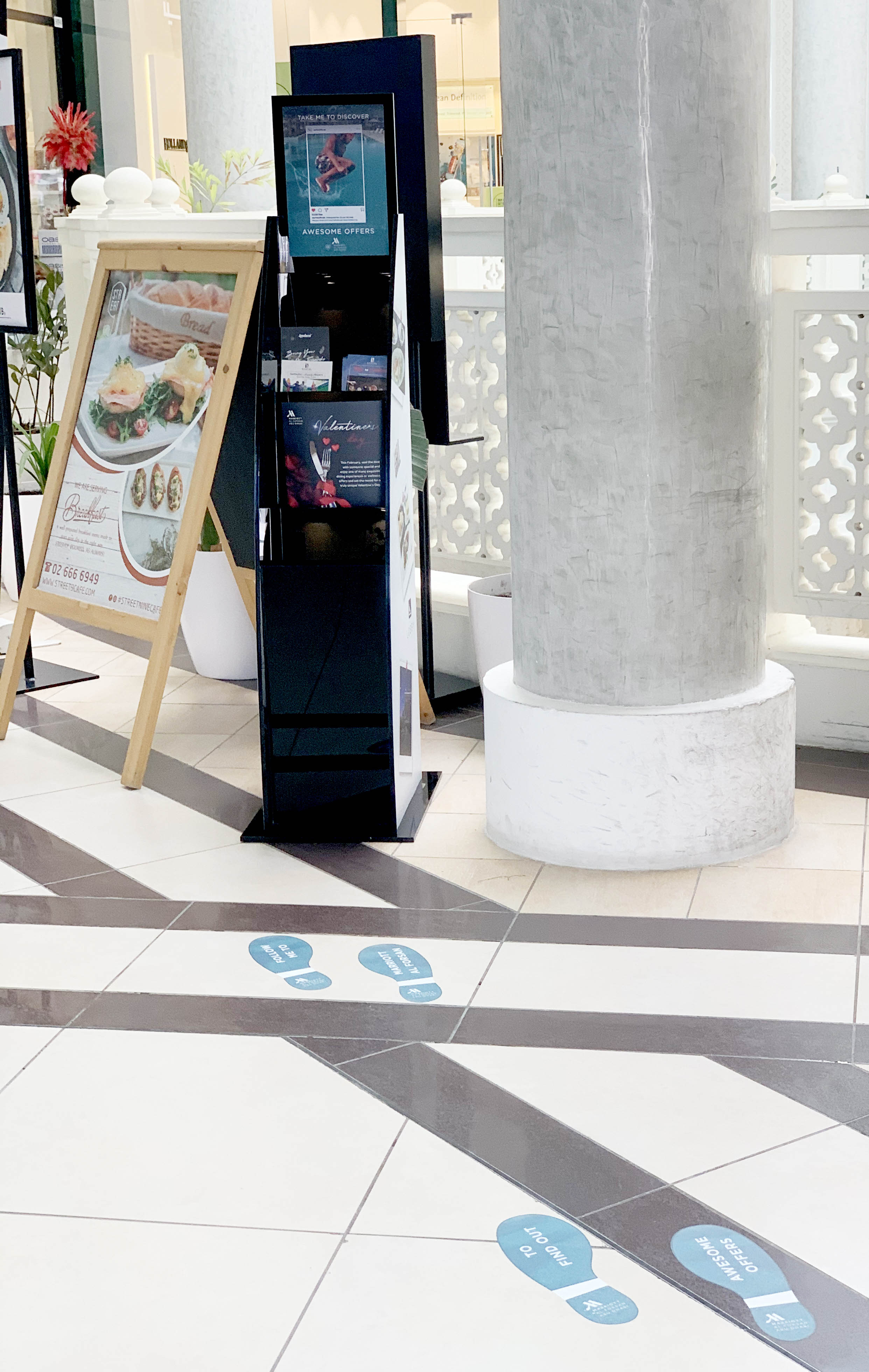 Mall Directory Stand